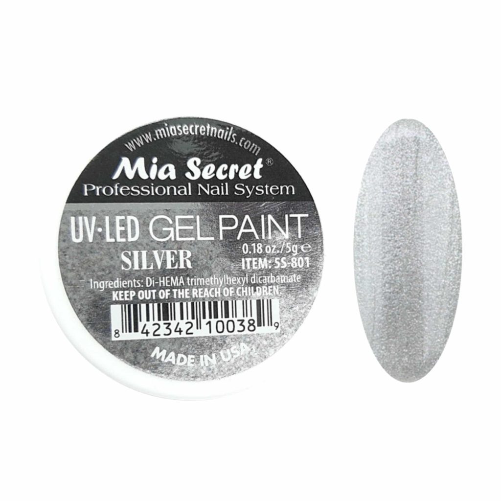 Gel Paint Silver 5Gr Mia Secret – Bellisimas.cl